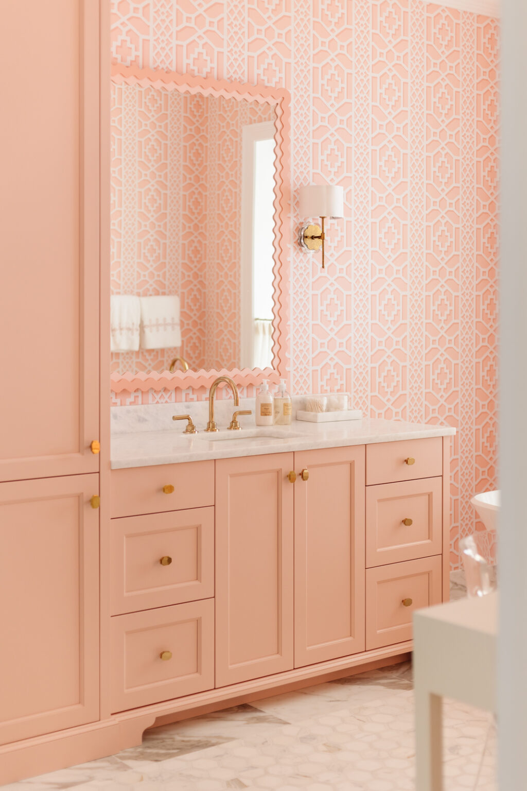 Flamingo Pink a Premier Kitchen by Conceptual Kitchens & Millwork ...